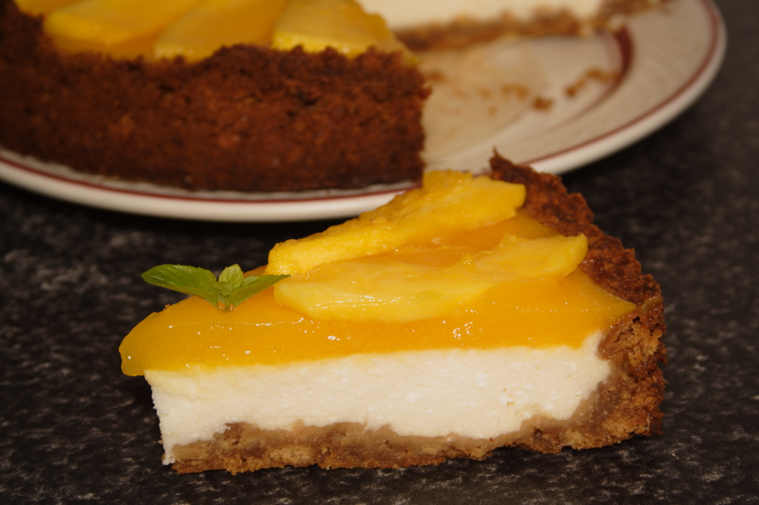 Tarta de mango y requesón – Más que postres